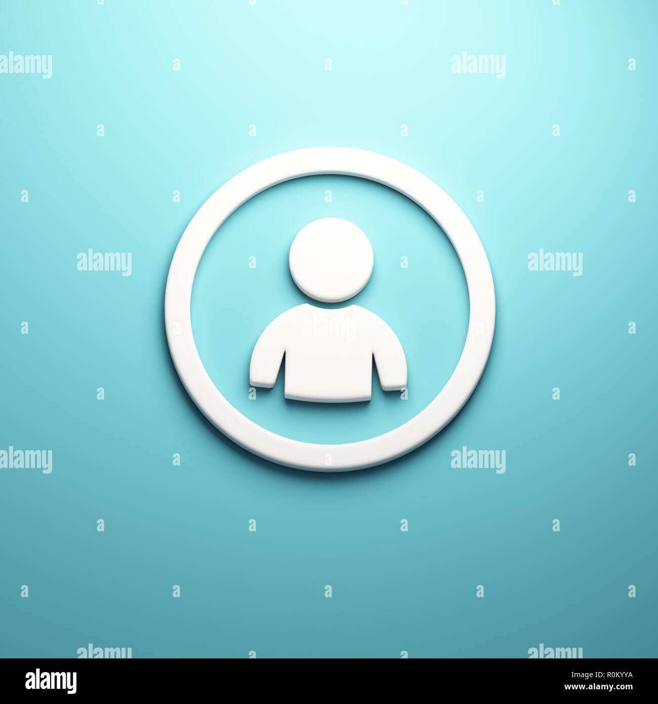 3D People Circle Icon Render Isolated Symbol Stock Photo - Alamy