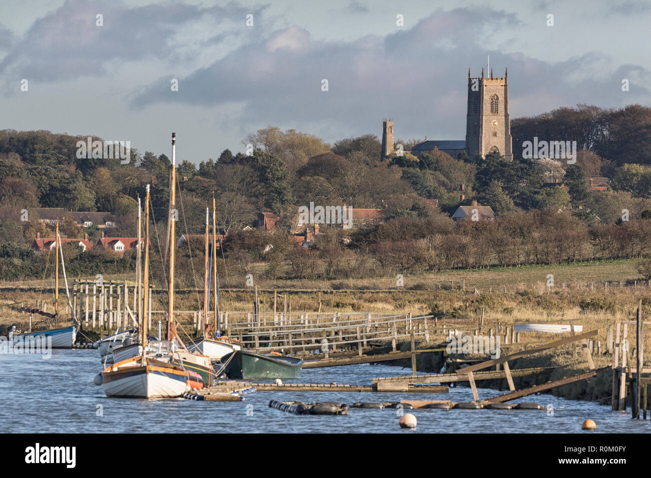 Morston harbour looking hi-res stock photography and images - Alamy