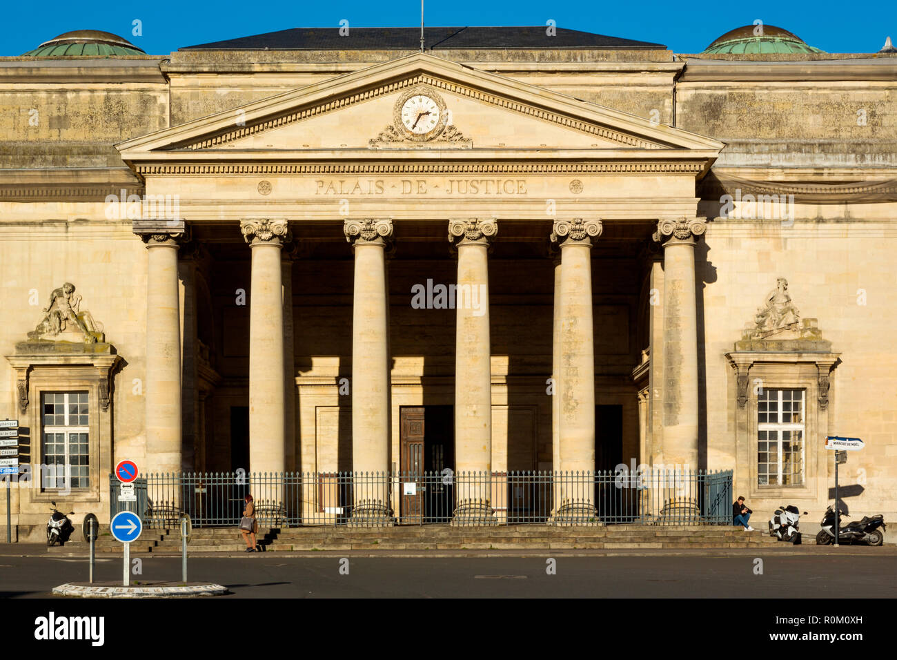 The ancient law court building, place Fontette, built in 1783-1866 is ...