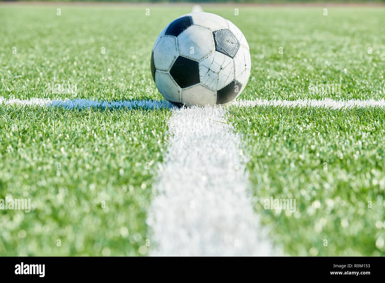 Football ball closeup hi-res stock photography and images - Alamy