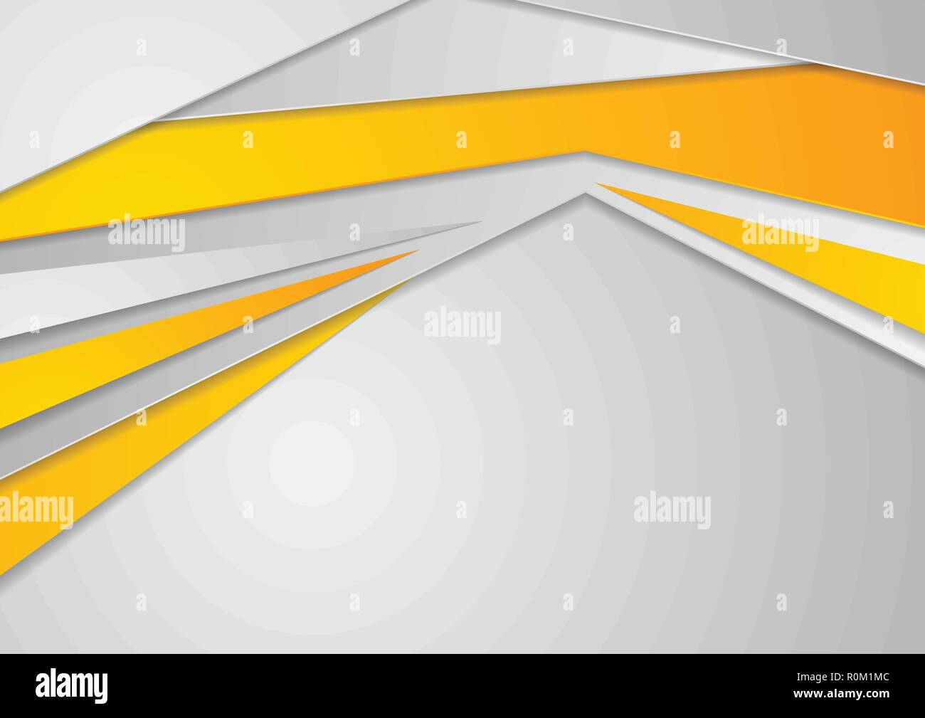 Orange and grey abstract corporate stripes background. Vector design ...