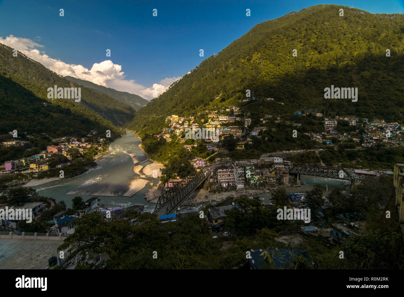 Sunset in Karnaprayag, Ganga River, Uttrakhand, India Stock Photo - Alamy