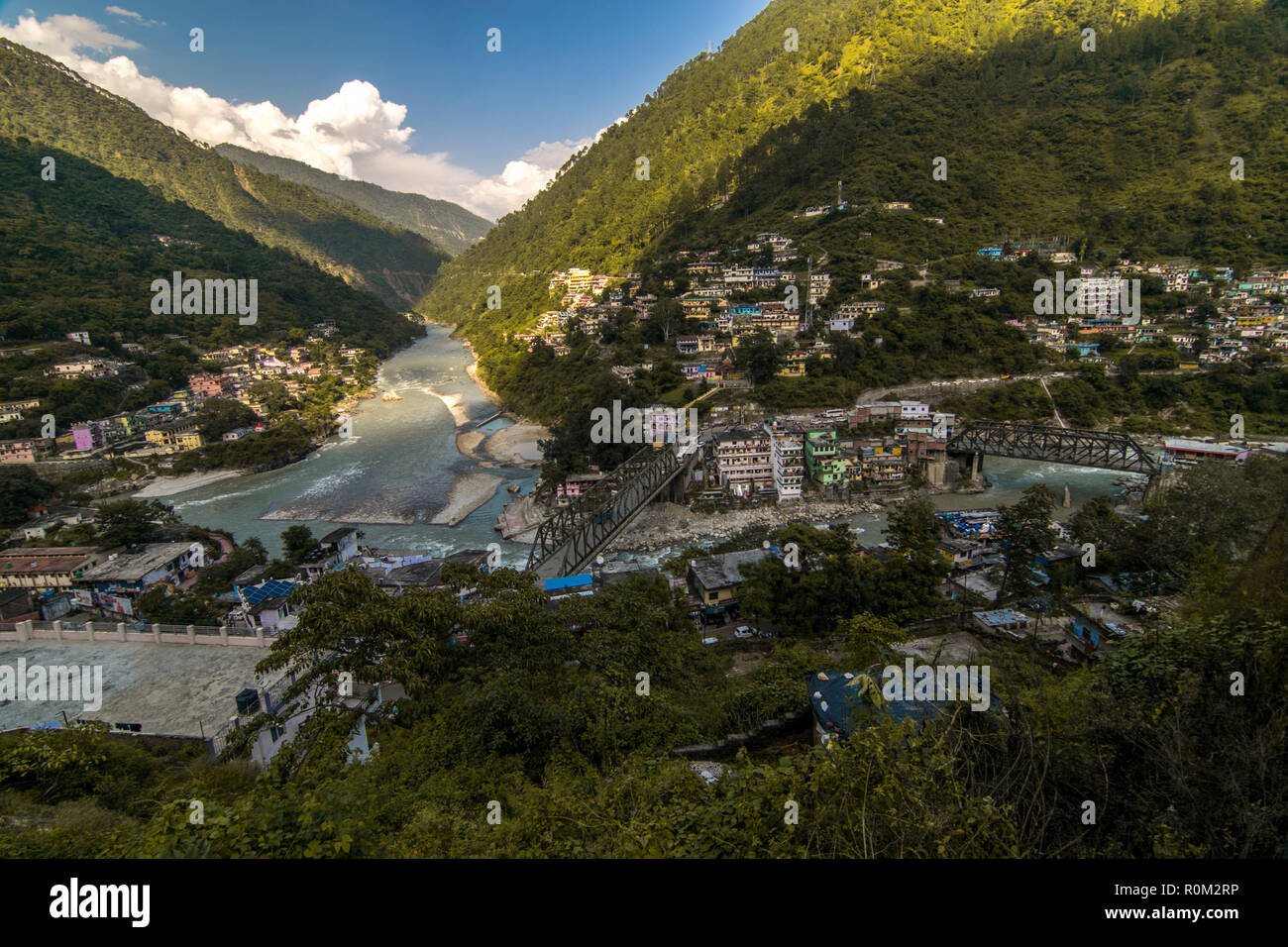 Sunset in Karnaprayag, Ganga River, Uttrakhand, India Stock Photo - Alamy