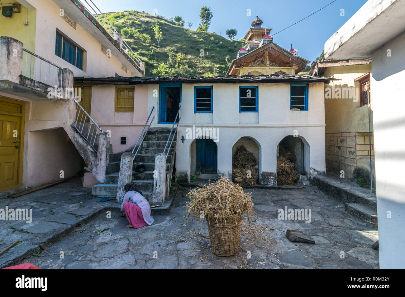 Village in Jaunsar-Bawar, Uttrakhand, India Stock Photo - Alamy