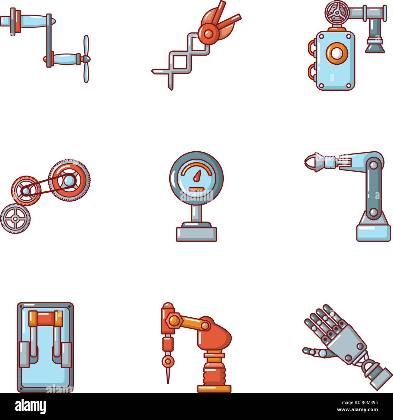 Mitt icons set, cartoon style Stock Vector Image & Art - Alamy