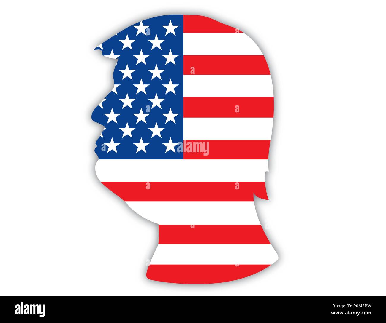 Trump silhouette hi-res stock photography and images - Alamy