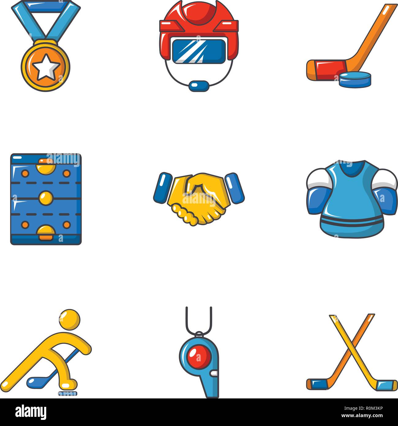 Bestow icons set, cartoon style Stock Vector Image & Art - Alamy