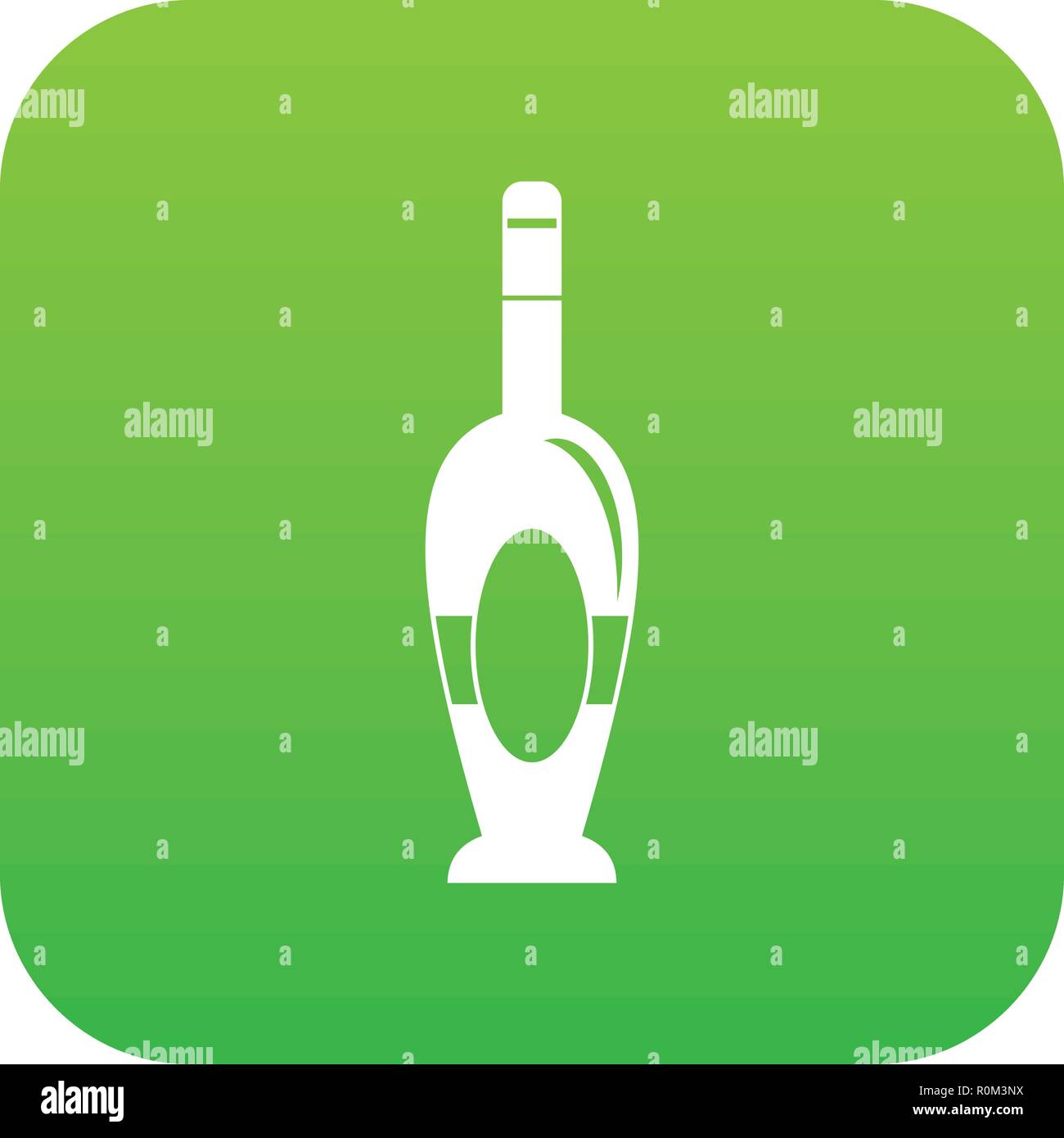 holiday bottle icon digital green Stock Vector Image & Art - Alamy