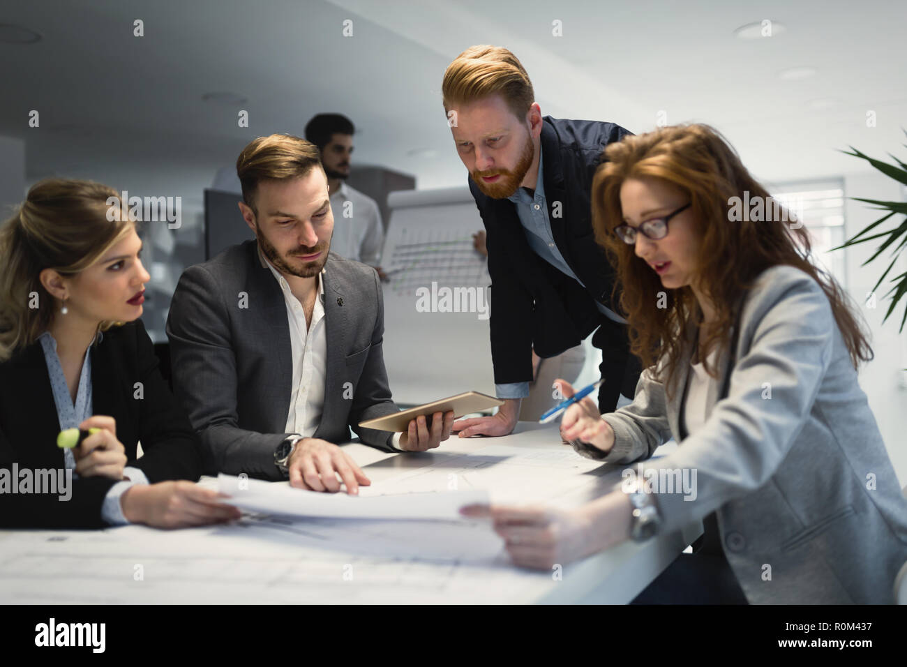 Group people planning project hi-res stock photography and images - Alamy