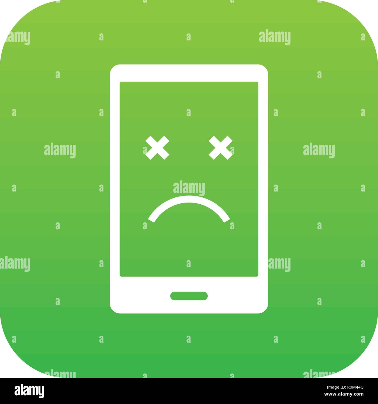 Dead phone icon digital green Stock Vector Image & Art - Alamy