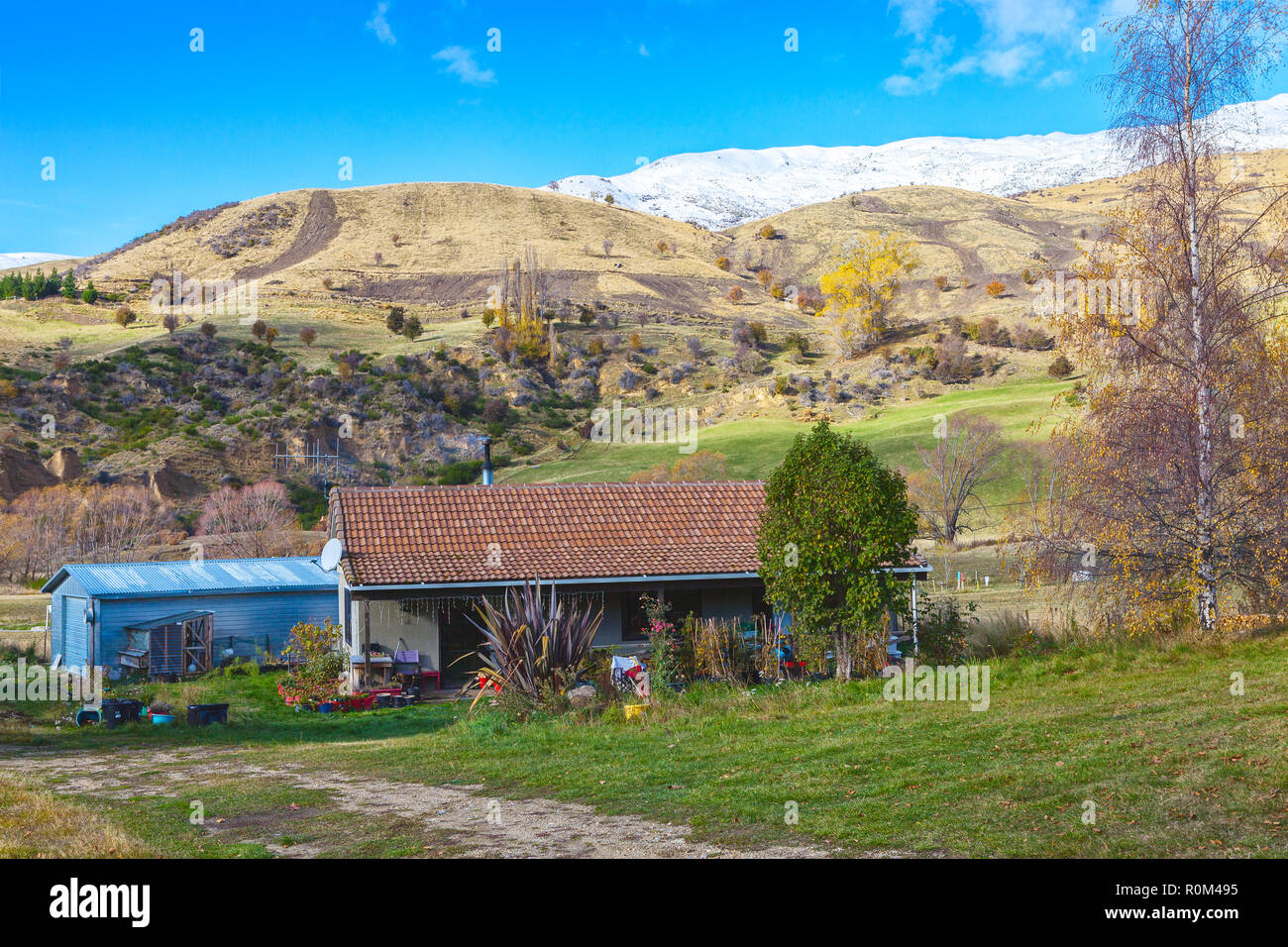 Cardrona, south island new zealand hi-res stock photography and images ...