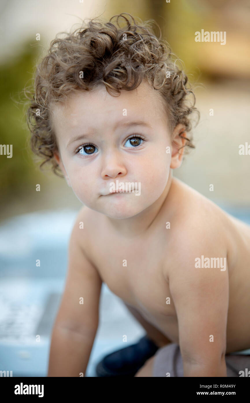 Baby With Curly Hair