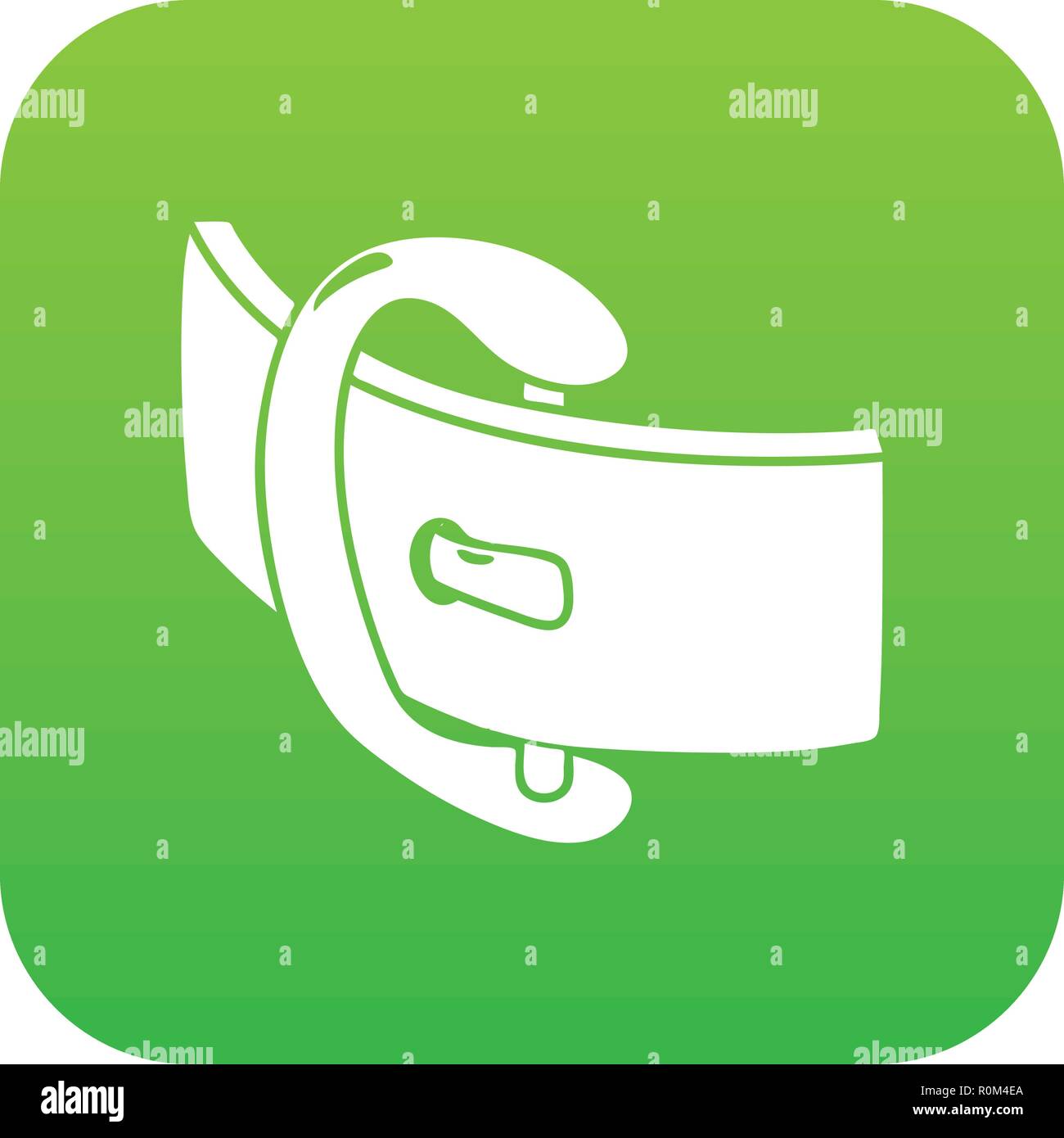 Elegant belt buckle icon green vector Stock Vector Image & Art - Alamy