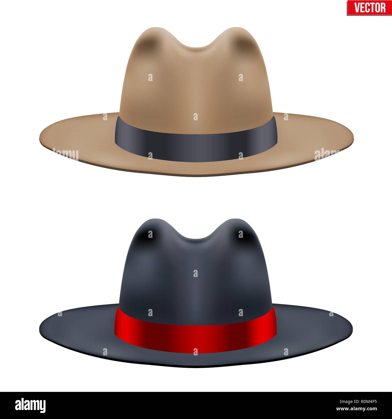 Set of Classic Men Hat Stock Vector Image & Art - Alamy