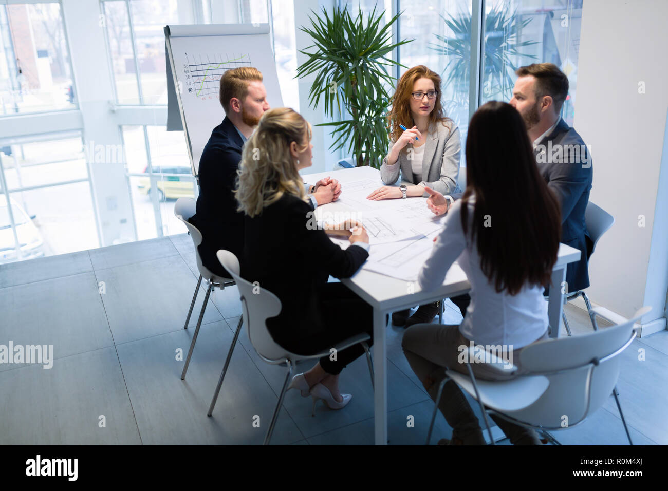 Group working together hi-res stock photography and images - Alamy