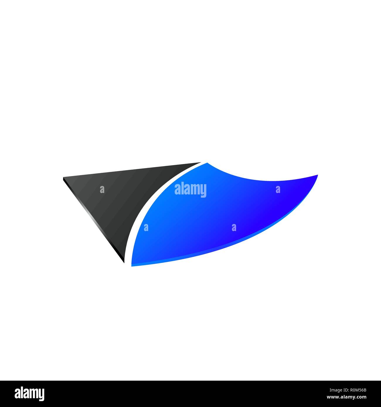 Triangle shape icon symbol hi-res stock photography and images - Alamy