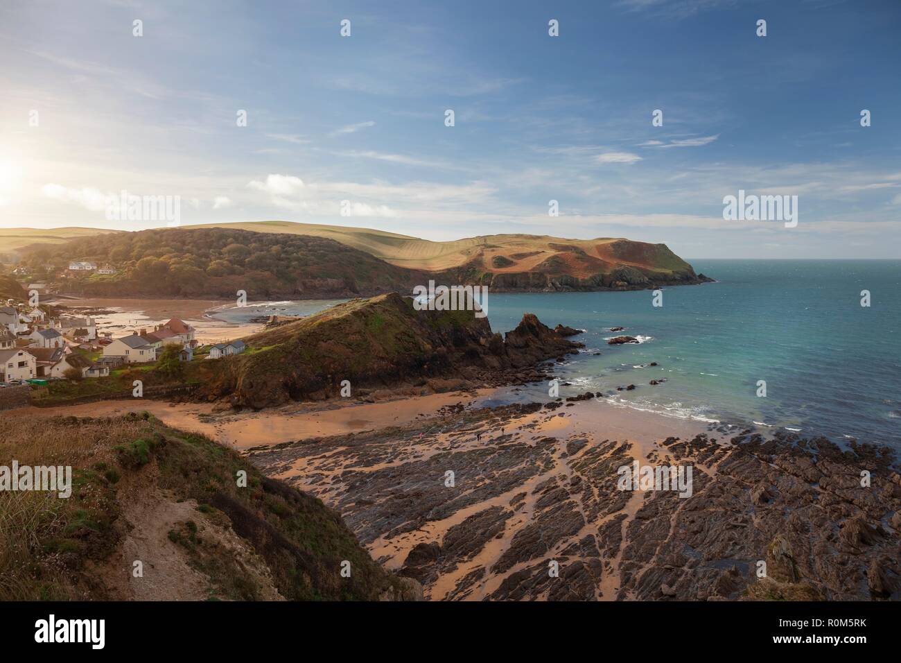 Hope Cove, Devon, England Stock Photo - Alamy