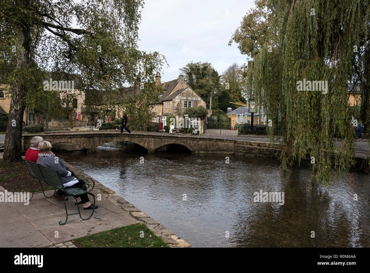 A picturesque village of centuries old honeycomb built Cotswold stone ...