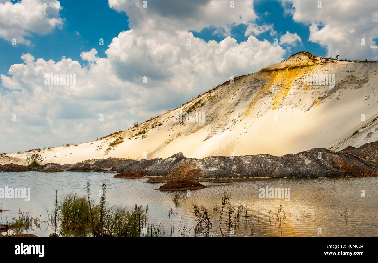 Beautiful gold mine dumps on the west Rand in South Africa Stock Photo ...
