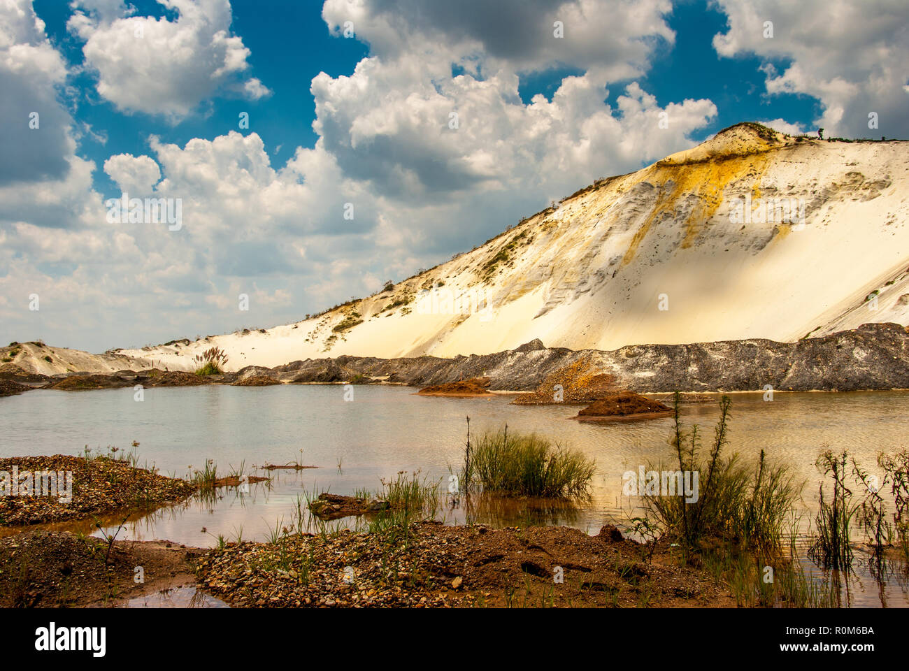 Beautiful gold mine dumps on the west Rand in South Africa Stock Photo ...