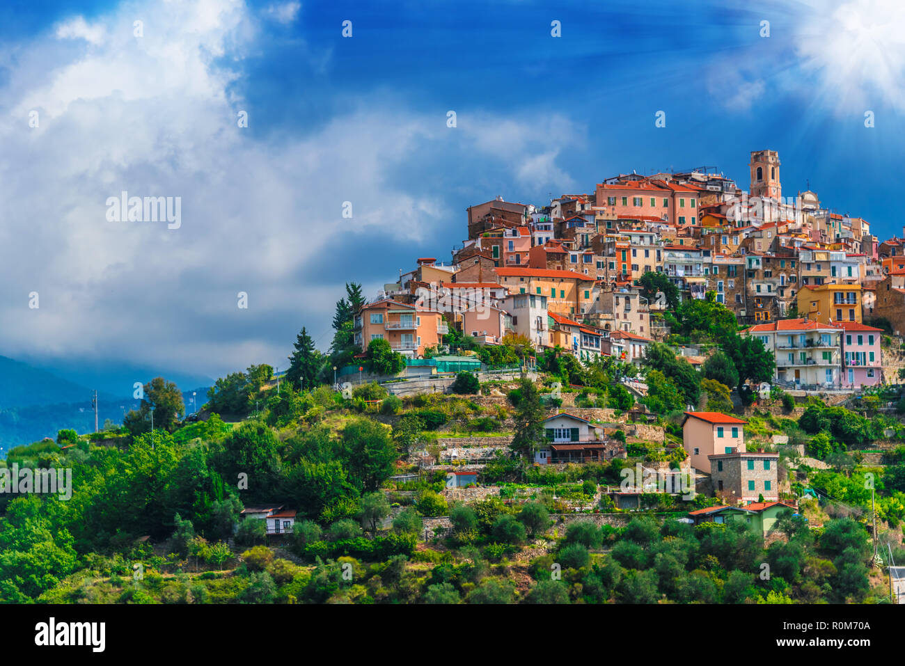 Village of perinaldo hi-res stock photography and images - Alamy