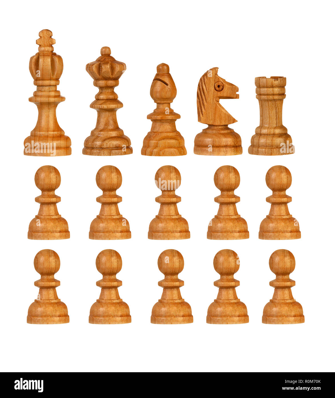 Chess figures isolated on a white background Stock Photo - Alamy
