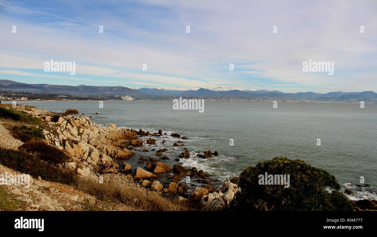 The Coast of Antibes, South France Stock Photo - Alamy