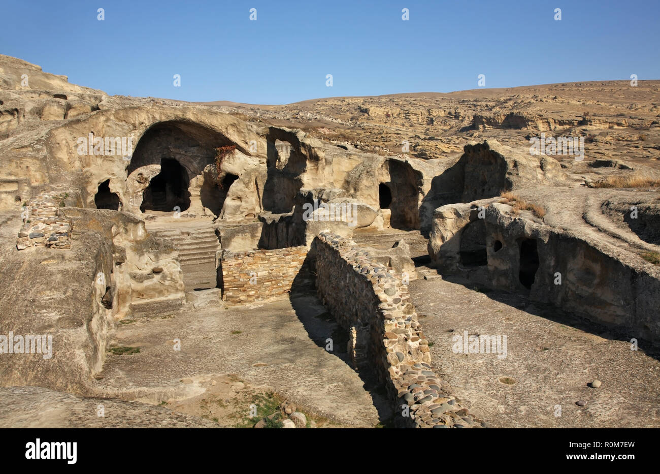 Uplistsikhe cave complex (Lord's fortress) near Gori. Shida Kartli ...