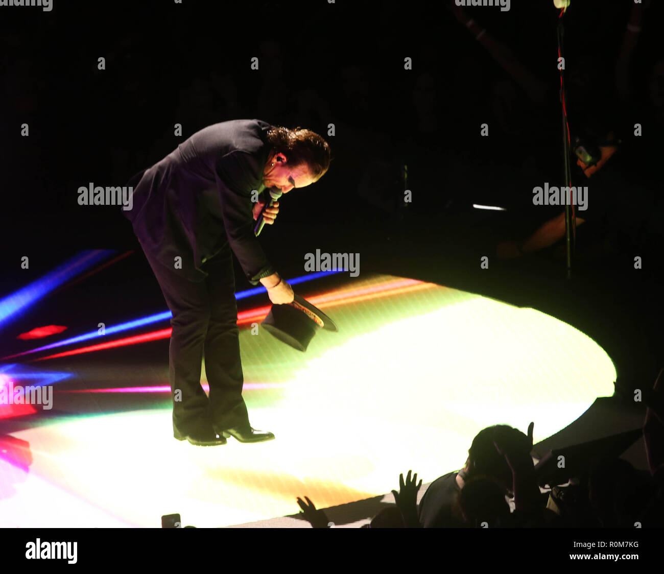 Dublin, Ireland. 5th Nov 2018.. U2 Back in Dublin. Bono and U2 in the 3 ...