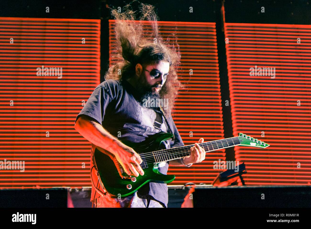 San Diego, California, USA. 3rd Nov, 2018. Stephen Carpenter of ...