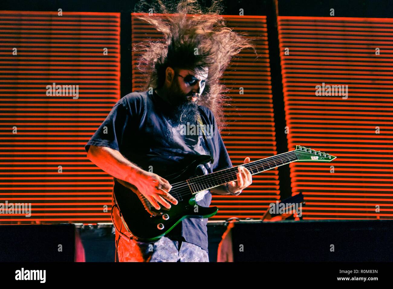 San Diego, California, USA. 3rd Nov, 2018. Stephen Carpenter of ...
