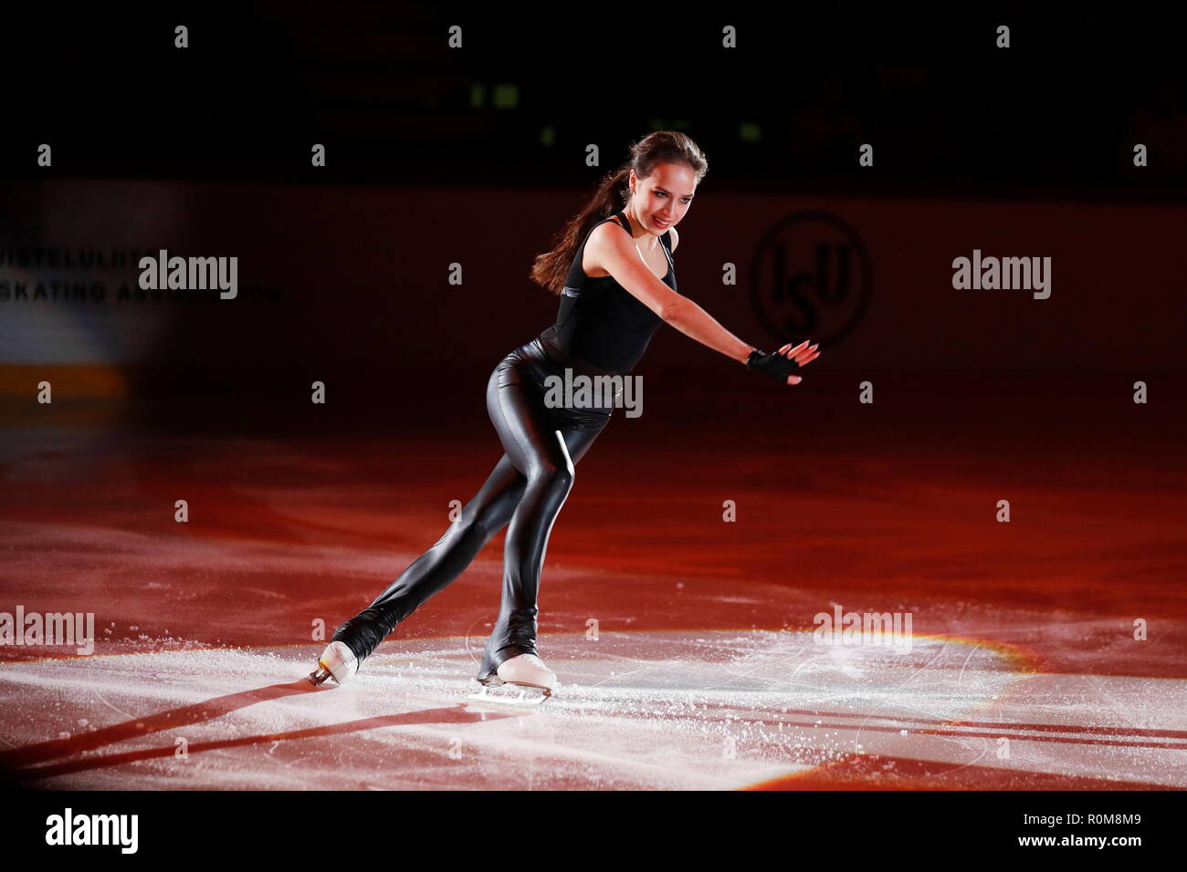 Helsinki, Finland. 4th Nov, 2018. Alina Zagitova (RUS) Figure Skating ...