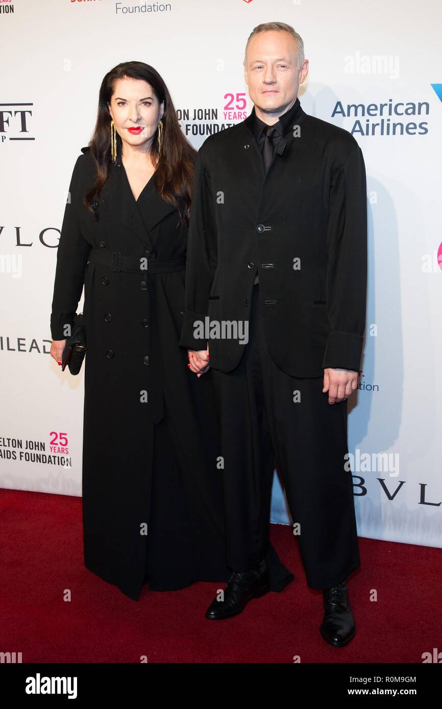 New York, NY, USA. 5th Nov, 2018. Marina Abramovic, Todd Eckert at ...