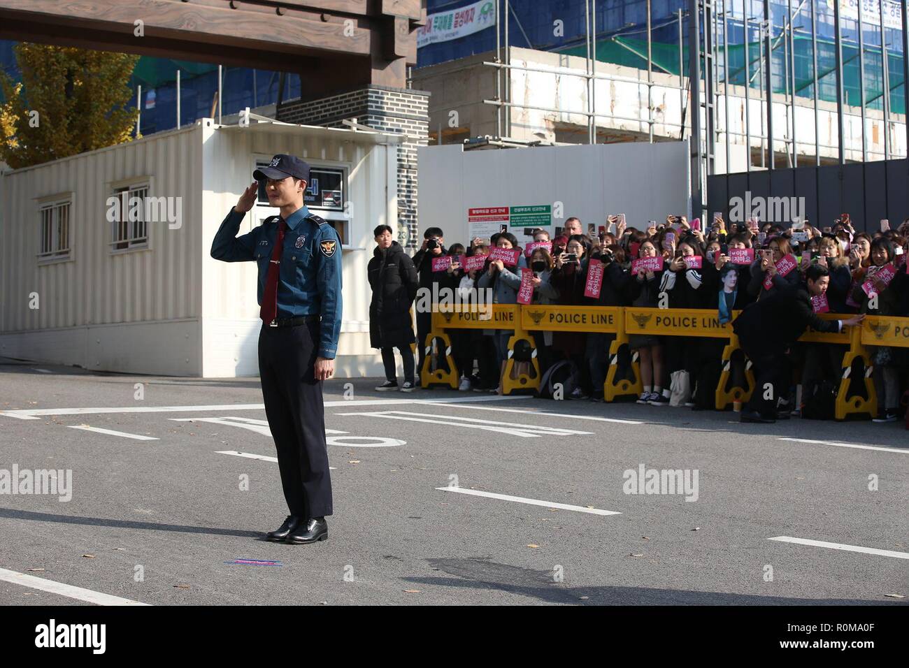 Seoul, Korea. 05th Nov, 2018. JYJ Kim Jun-su formally complete 21 ...