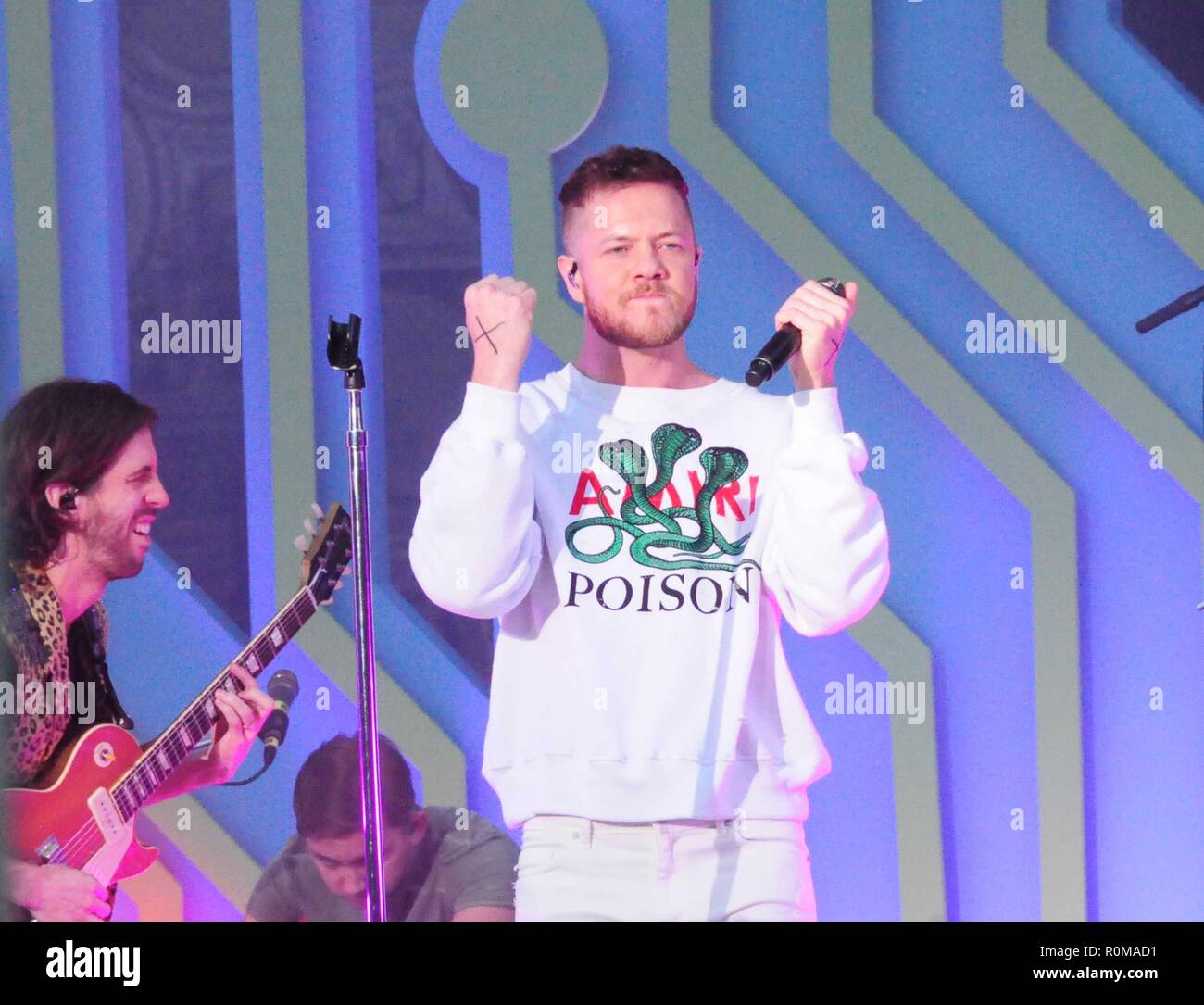 Los Angeles, USA. 5th Nov 2018. Singer/musician Dan Reynolds of Imagine ...