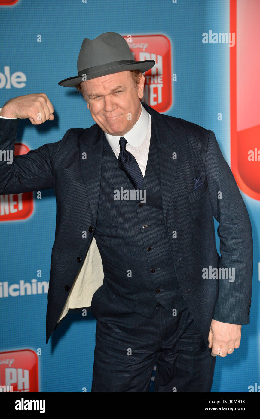 Los Angeles, USA. November 05, 2018: John C. Reilly at the world ...