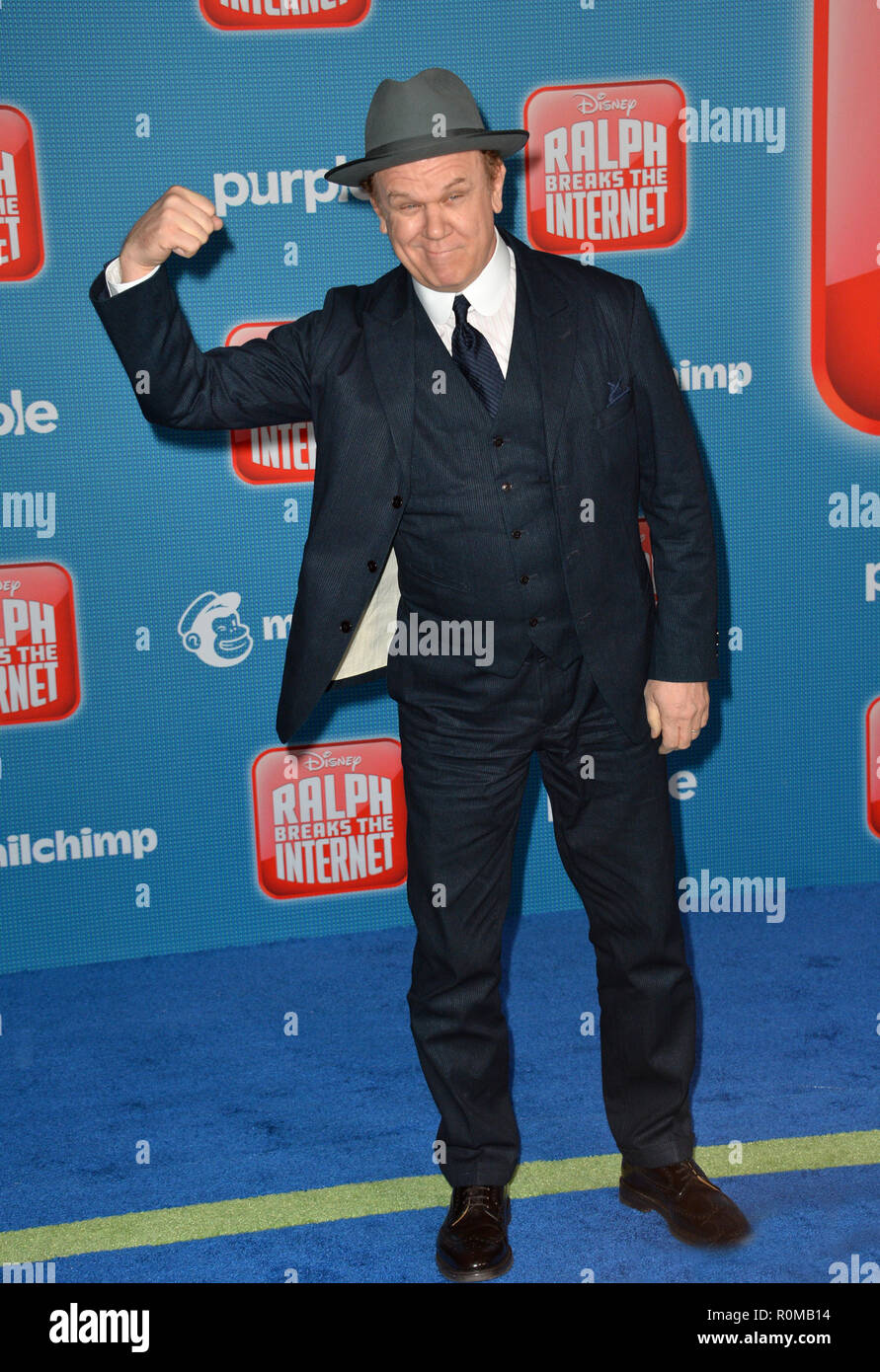 Los Angeles, USA. November 05, 2018: John C. Reilly at the world ...