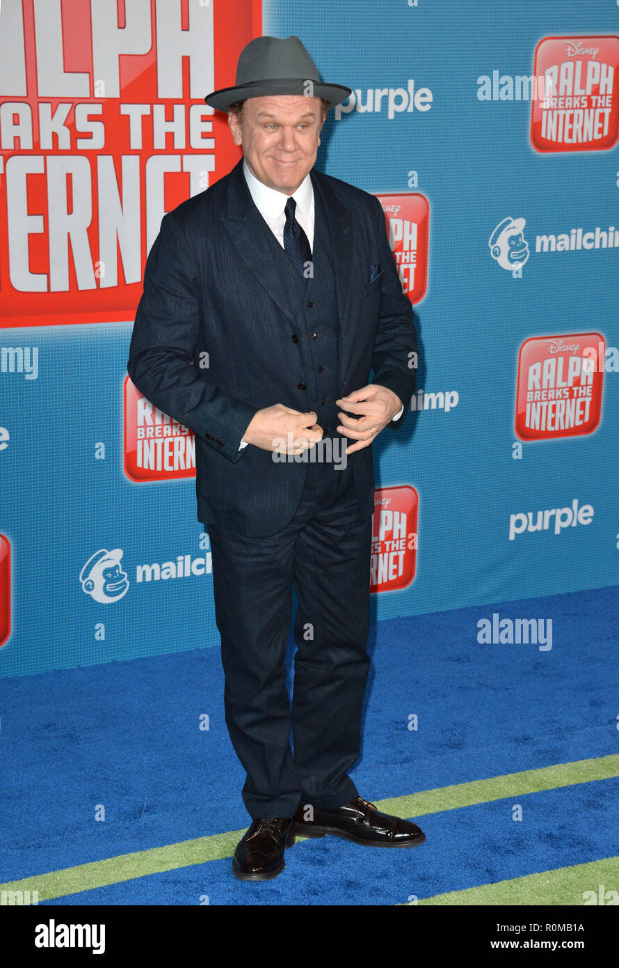 Los Angeles, USA. November 05, 2018: John C. Reilly at the world ...