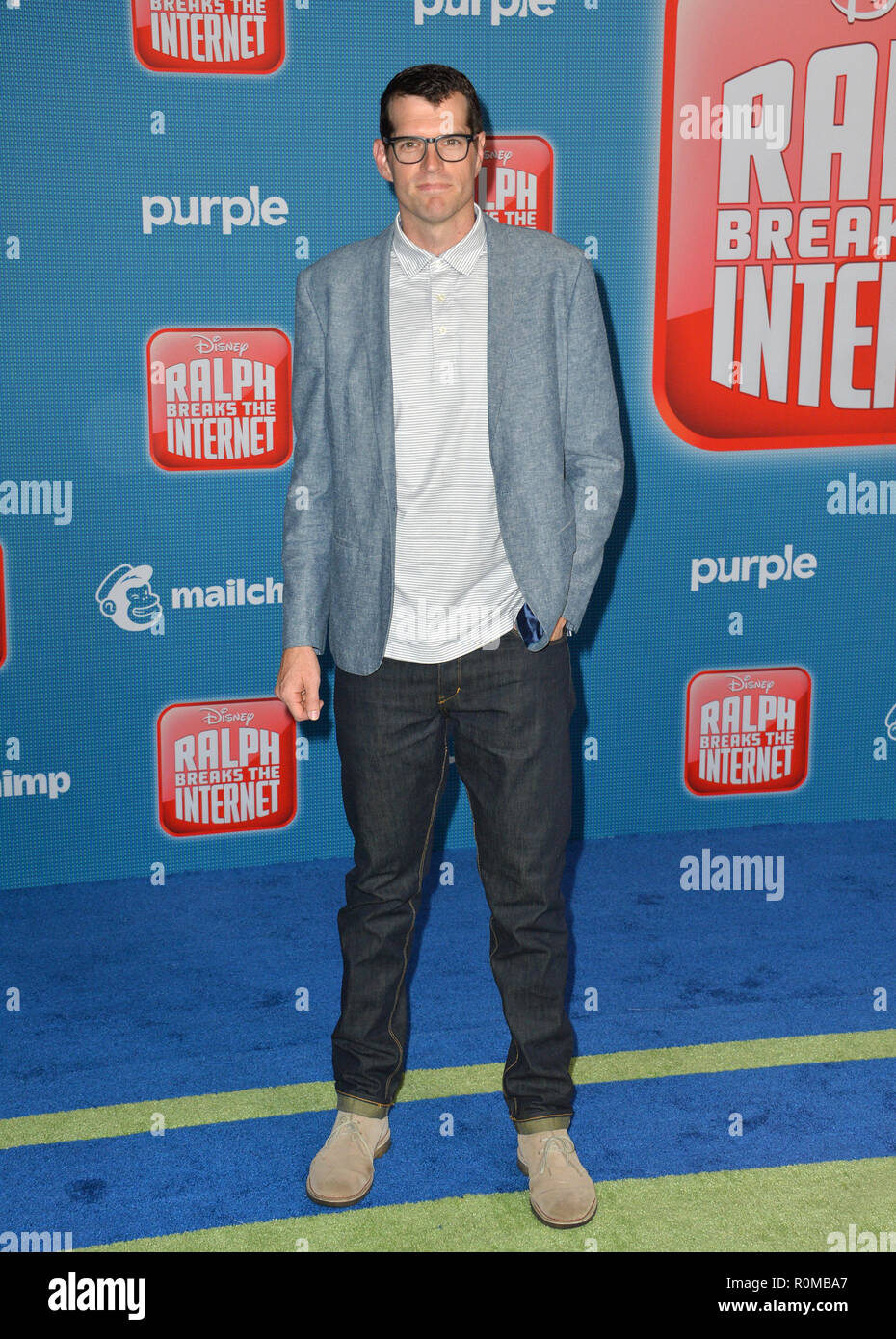 Los Angeles, USA. November 05, 2018: Timothy Simons at the world ...