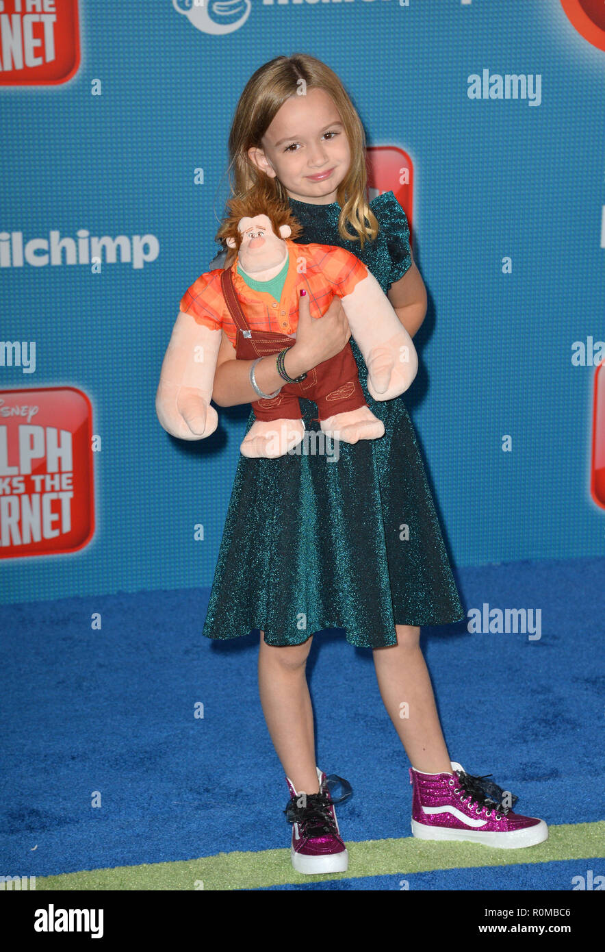 Los Angeles, USA. November 05, 2018: Chloe Clem at the world premiere ...