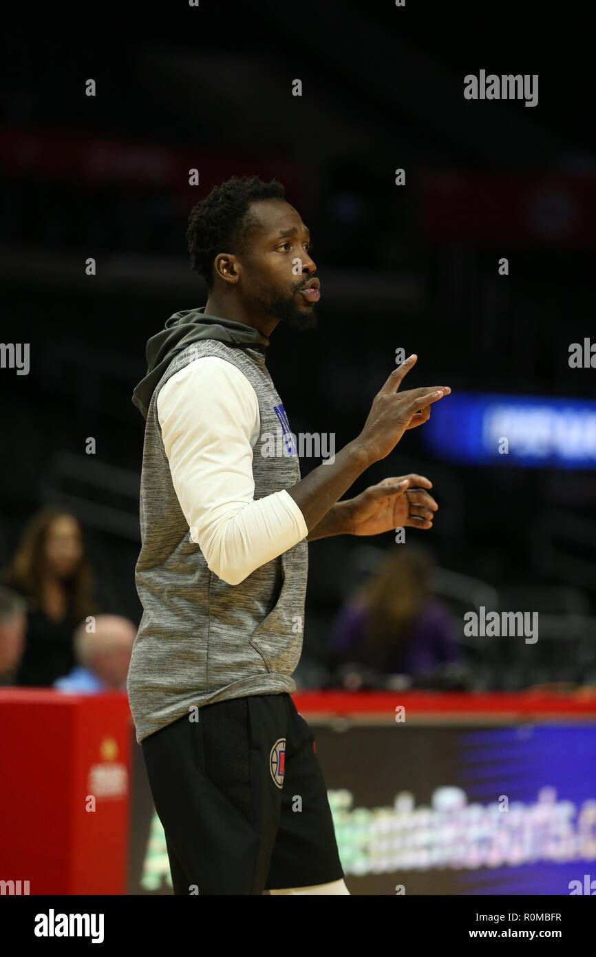 Los Angeles, CA, USA. 5th Nov, 2018. LA Clippers guard Patrick Beverley ...