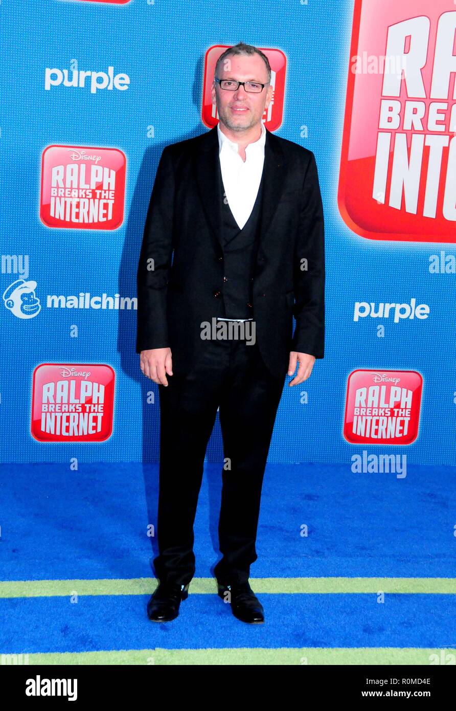 Los Angeles, USA. 5th Nov 2018. Composer Henry Jackman attends Walt ...