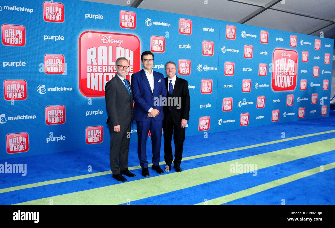Los Angeles, USA. 5th Nov 2018. (L-R) Directors Rich Moore and Phil ...