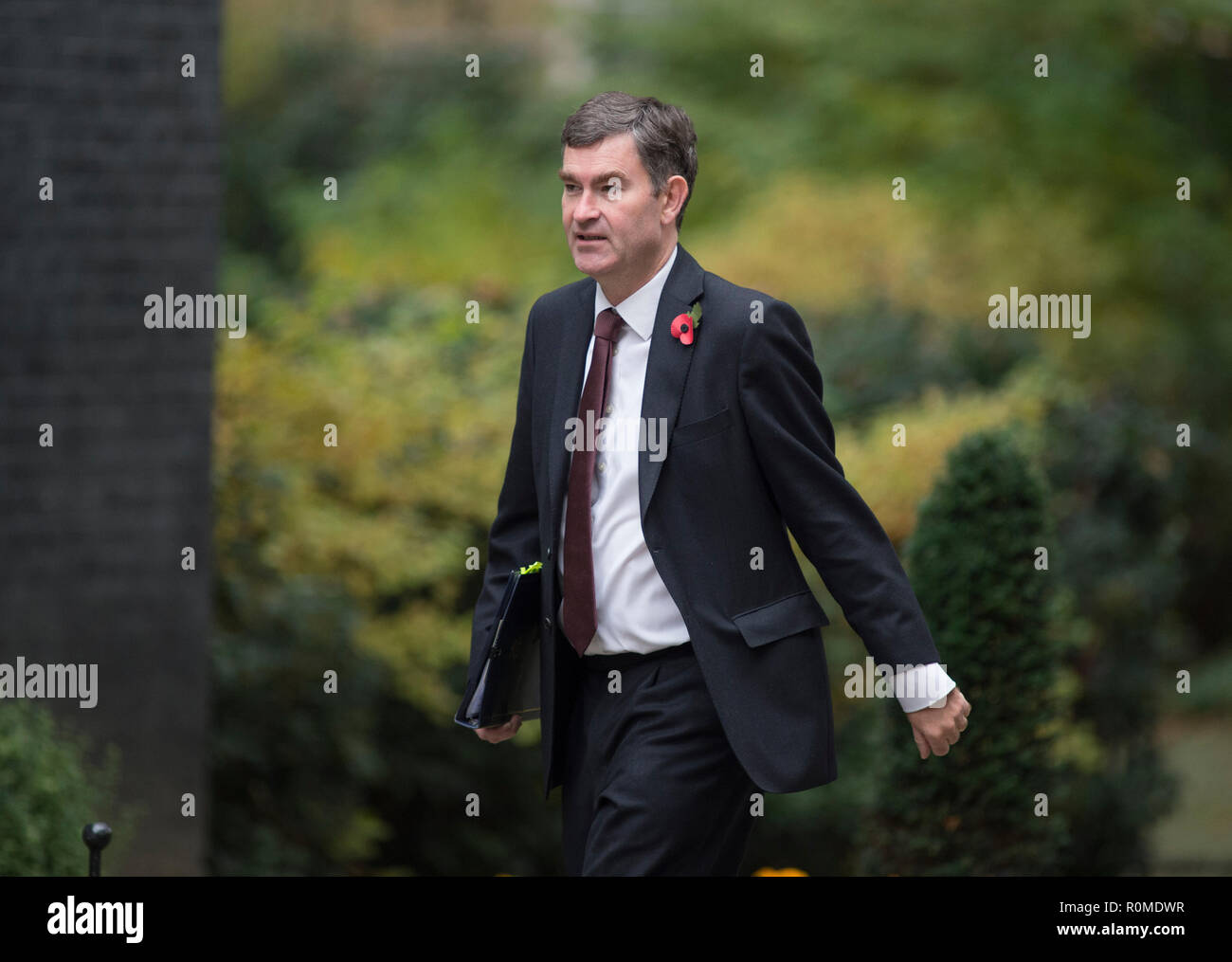 Justice secretary david gauke arrives in downing street hi-res stock ...