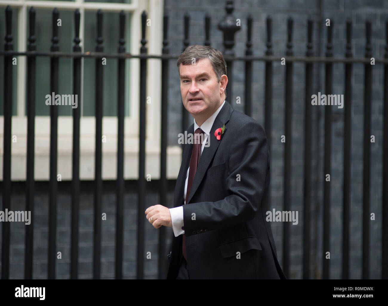 Justice secretary david gauke arrives in downing street hi-res stock ...