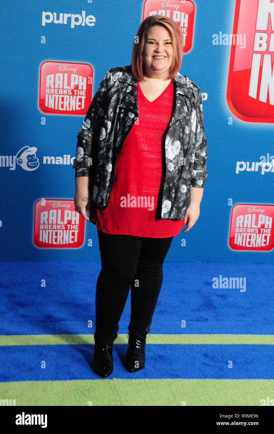 Los Angeles, USA. 5th Nov 2018. Candace Payne attends Walt Disney ...