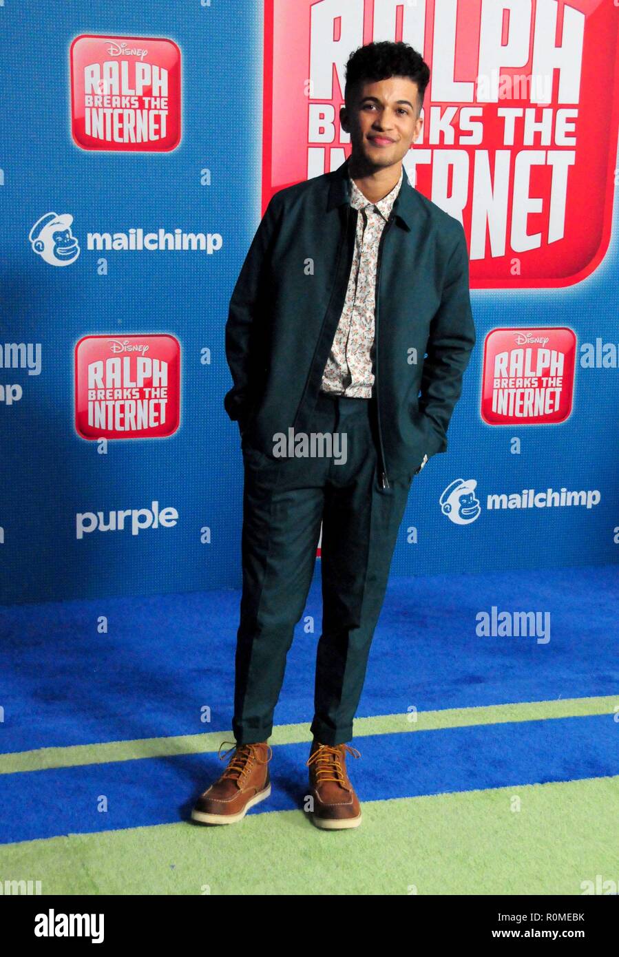 Los Angeles, USA. 5th Nov 2018. Singer Jordan Fisher attends Walt ...