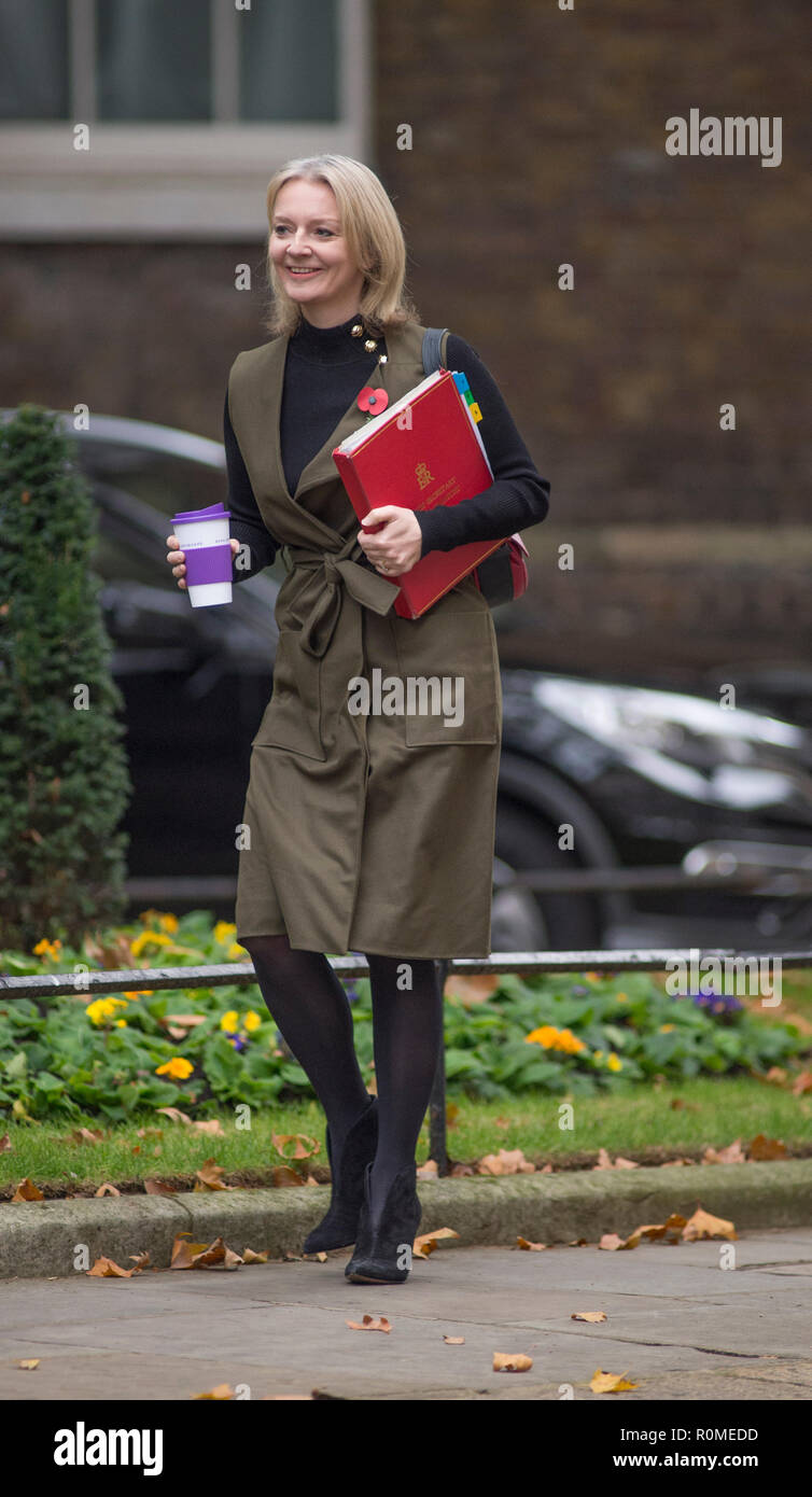 Treasury Liz Truss Arrives High Resolution Stock Photography and Images ...
