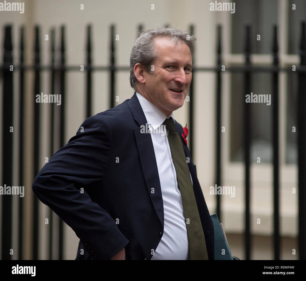 Education secretary damian hinds arrives hi-res stock photography and ...