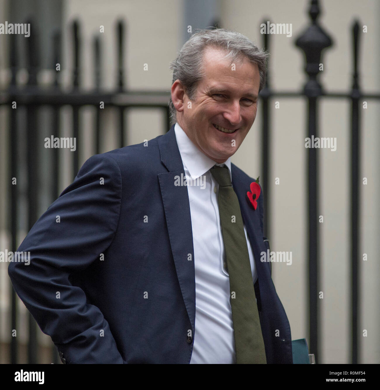 Education secretary damian hinds arrives hi-res stock photography and ...